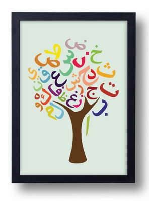 [Decor] Arabic Alphabet Tree – ArabishWay