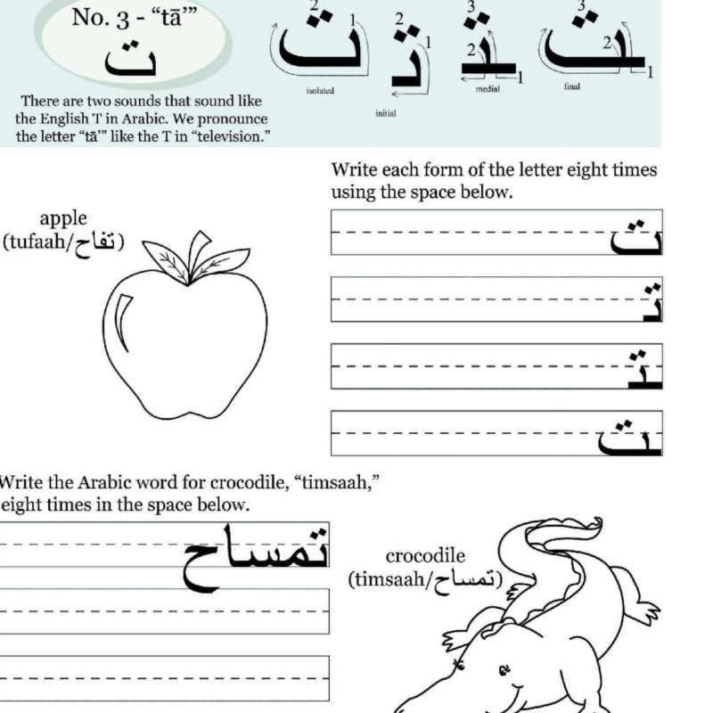 Get Your Kids Writing In Arabic - ArabishWay