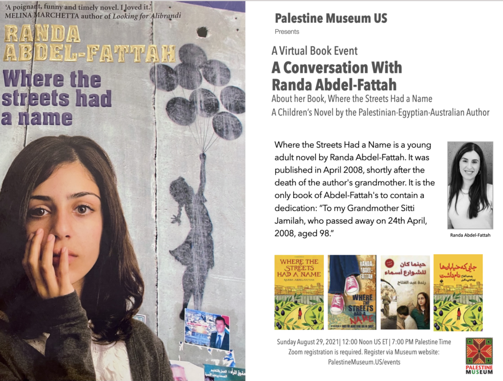 Virtual Book Event – Conversation with Randa Abdel-Fattah about her ...