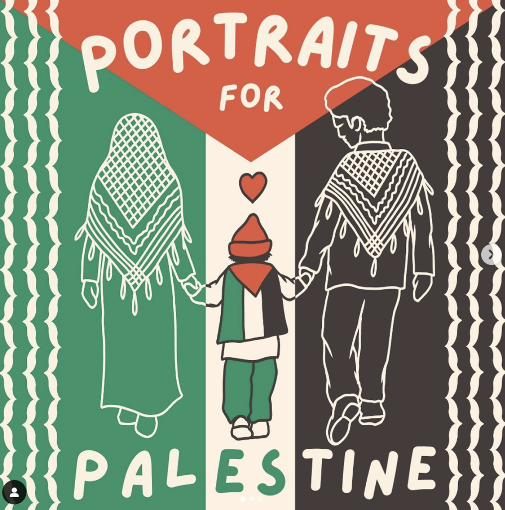 Portraits for Palestine – Families for Ceasefire! - ArabishWay